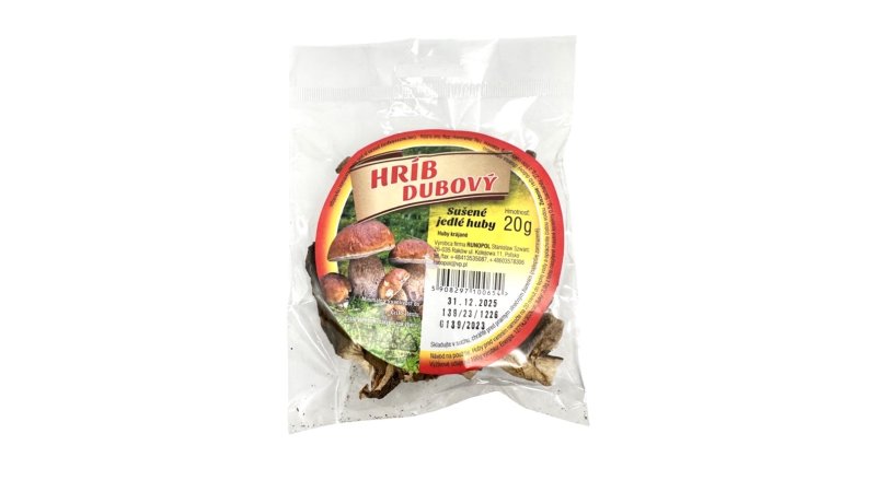 Hríb dubový sušený 20g sáčok • Horti.sk